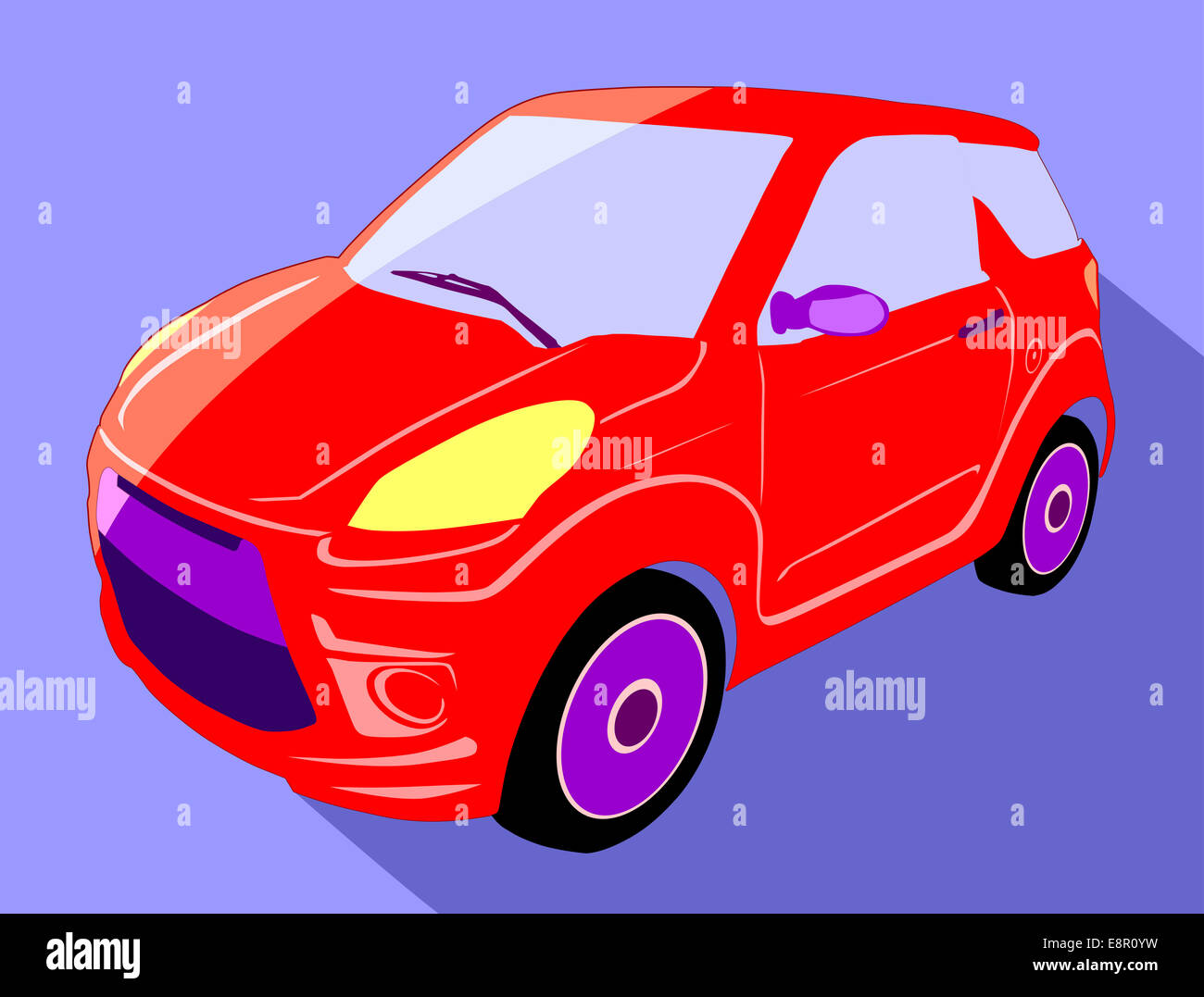 Smart car side view white immagini e fotografie stock ad alta ...