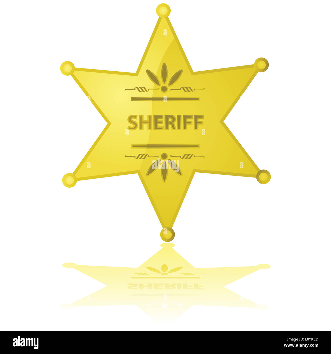 Icona stella sceriffo immagini e fotografie stock ad alta risoluzione ...