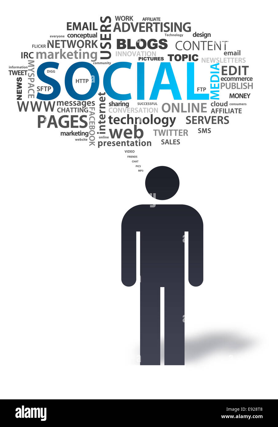 Uomo al computer stilizzato Immagini senza sfondo e Foto Stock ...