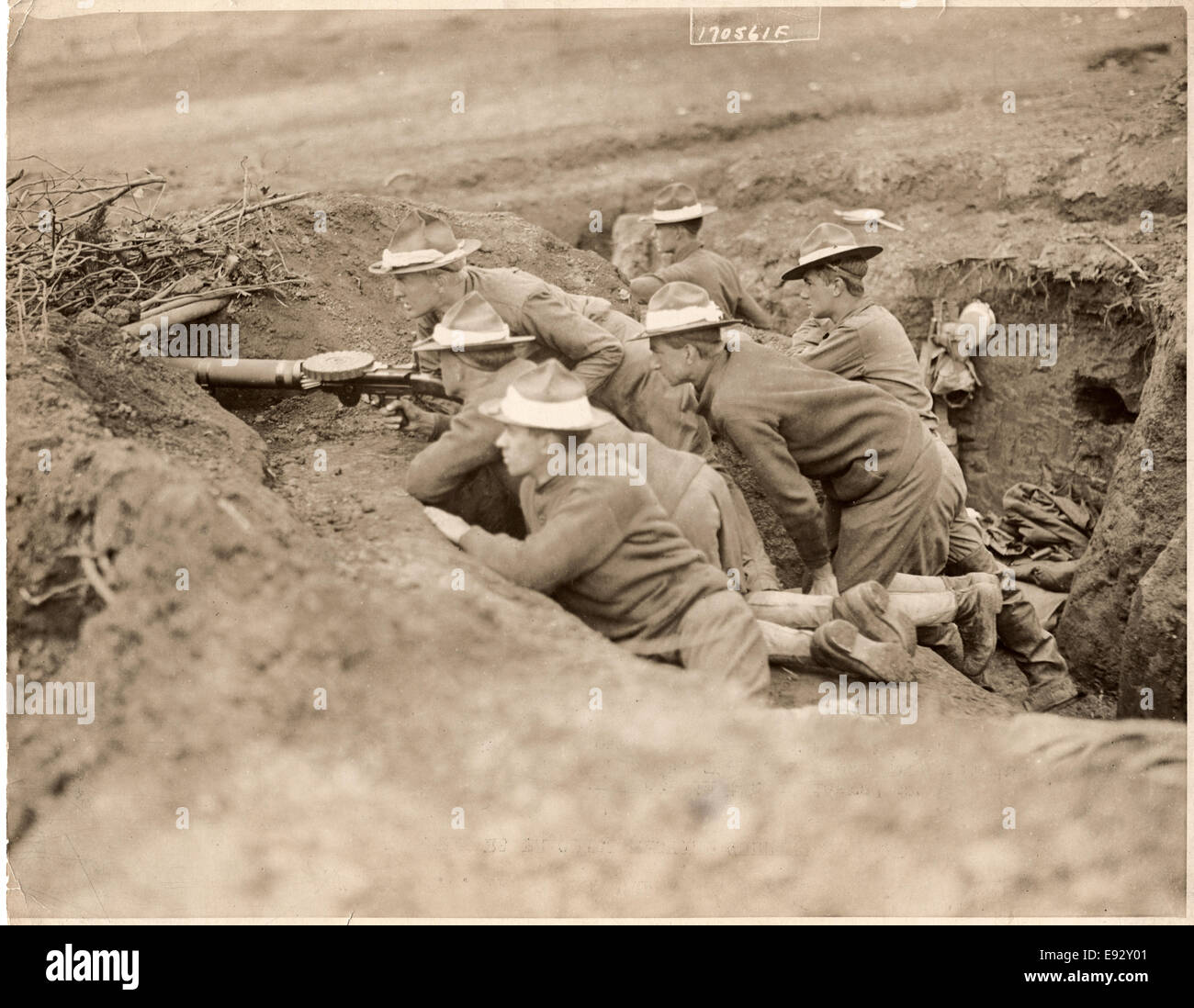 Trincea wwi immagini e fotografie stock ad alta risoluzione - Alamy