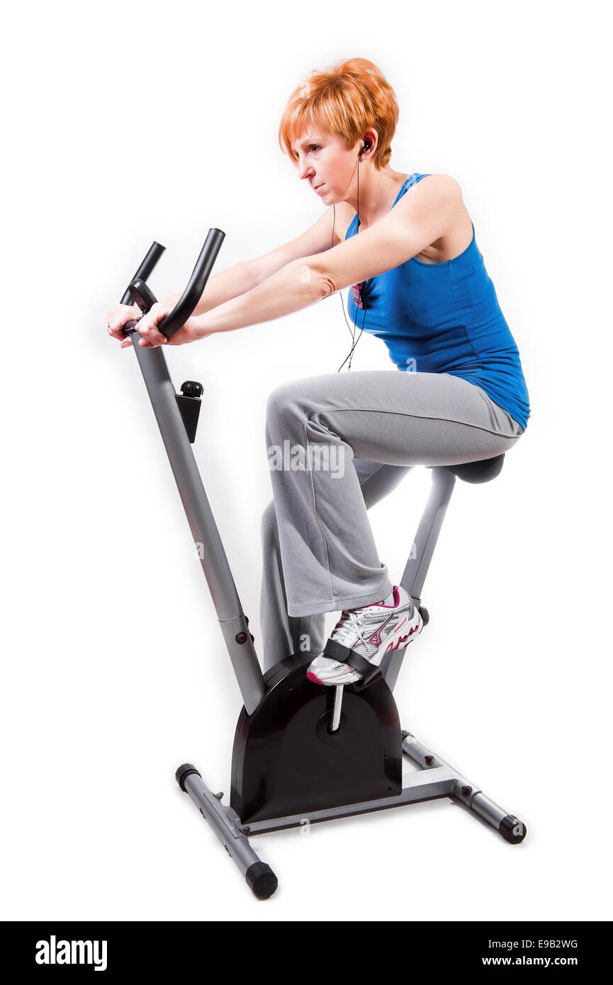 Exercise bike immagini e fotografie stock ad alta risoluzione - Alamy