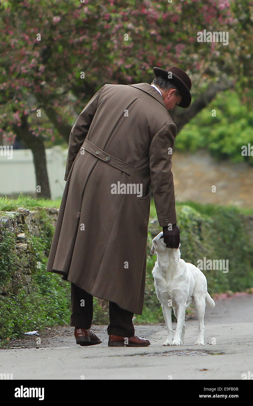 Il cast di Cavendish Abbazia di scene di film sulla posizione al di ...