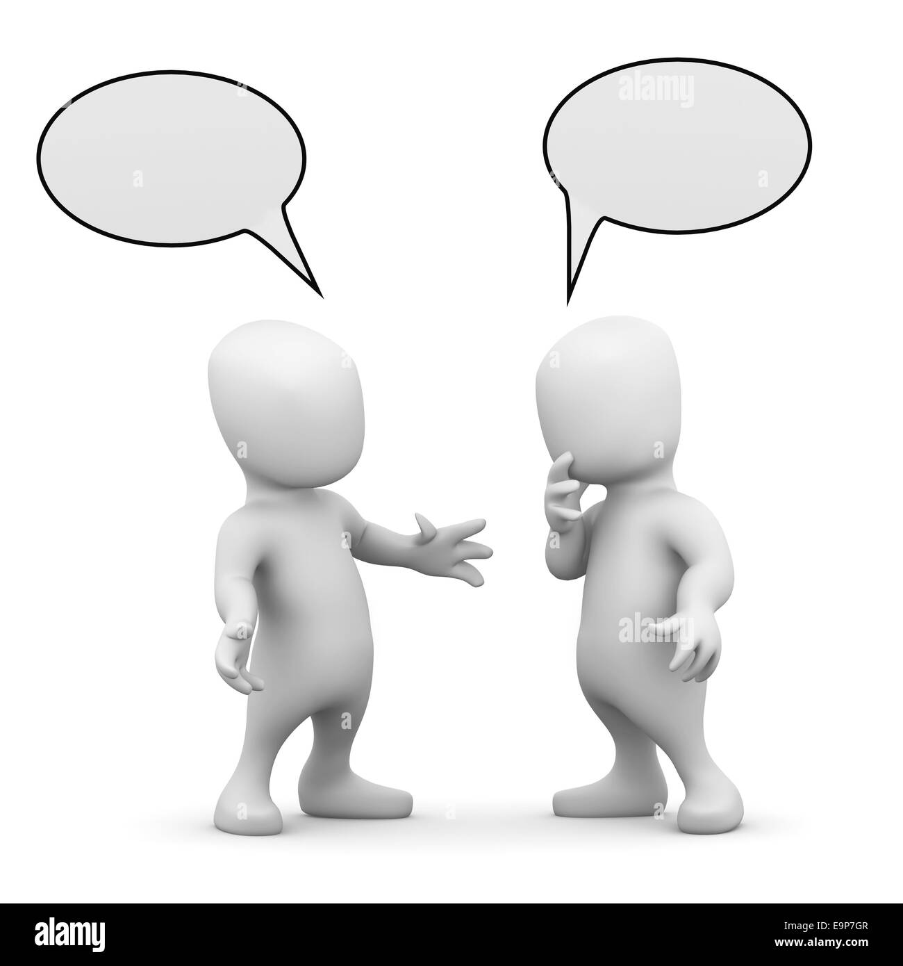 Omino 3d con fumetto immagini e fotografie stock ad alta risoluzione ...