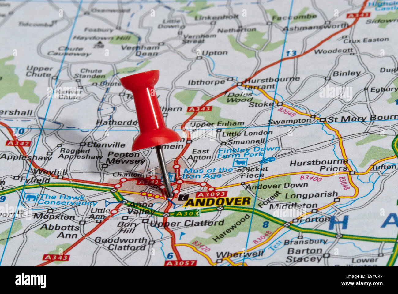 Mappa di andover immagini e fotografie stock ad alta risoluzione - Alamy