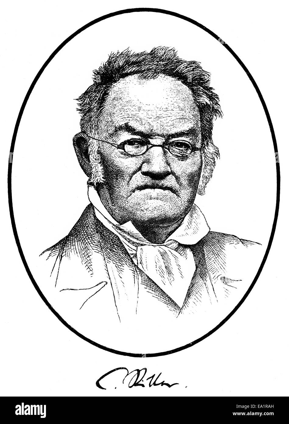 Carl o Karl Ritter, 1779-1859, co-fondatore della geografia scientifica ...