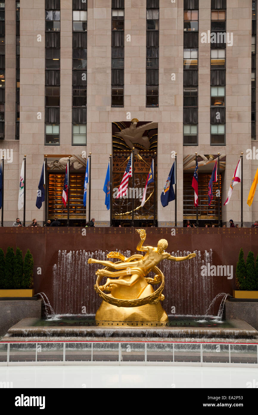 Prometheus rockefeller center immagini e fotografie stock ad alta ...