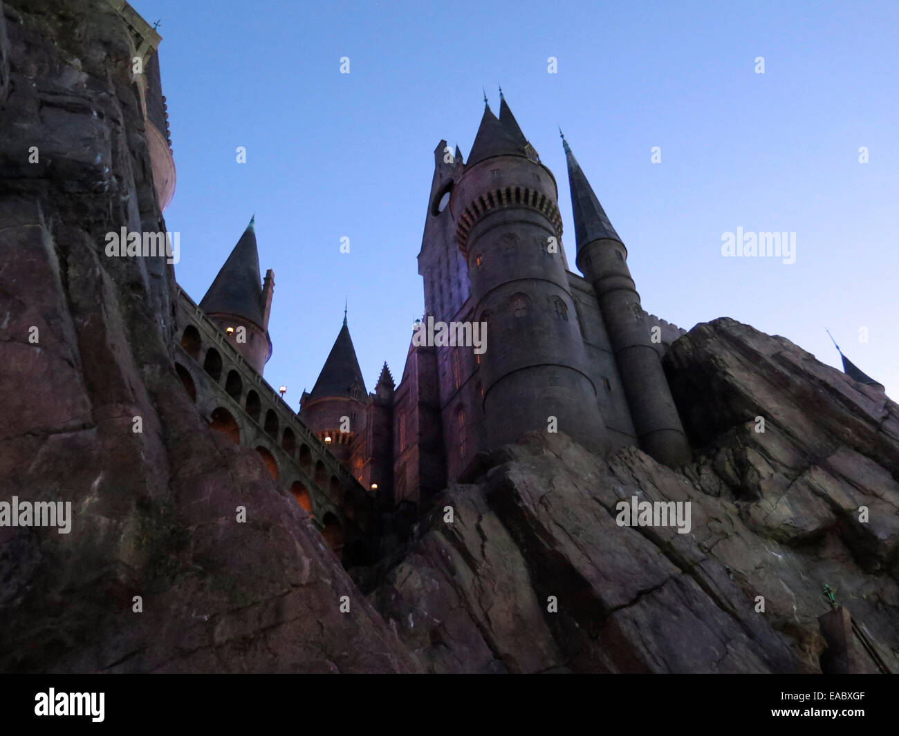 Castello di hogwarts isole di avventura immagini e fotografie stock ad ...