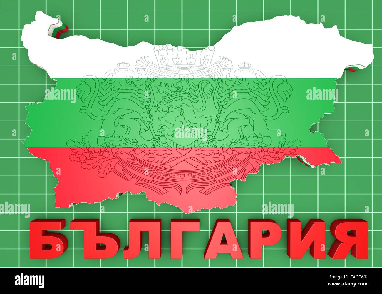 Mappa di bandiera bulgaria immagini e fotografie stock ad alta ...