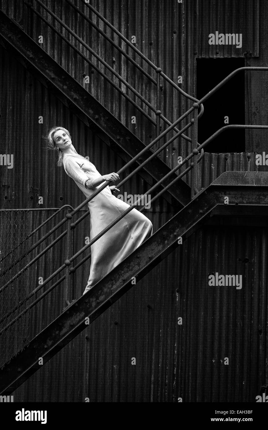 Le scale sul retro immagini e fotografie stock ad alta risoluzione - Alamy