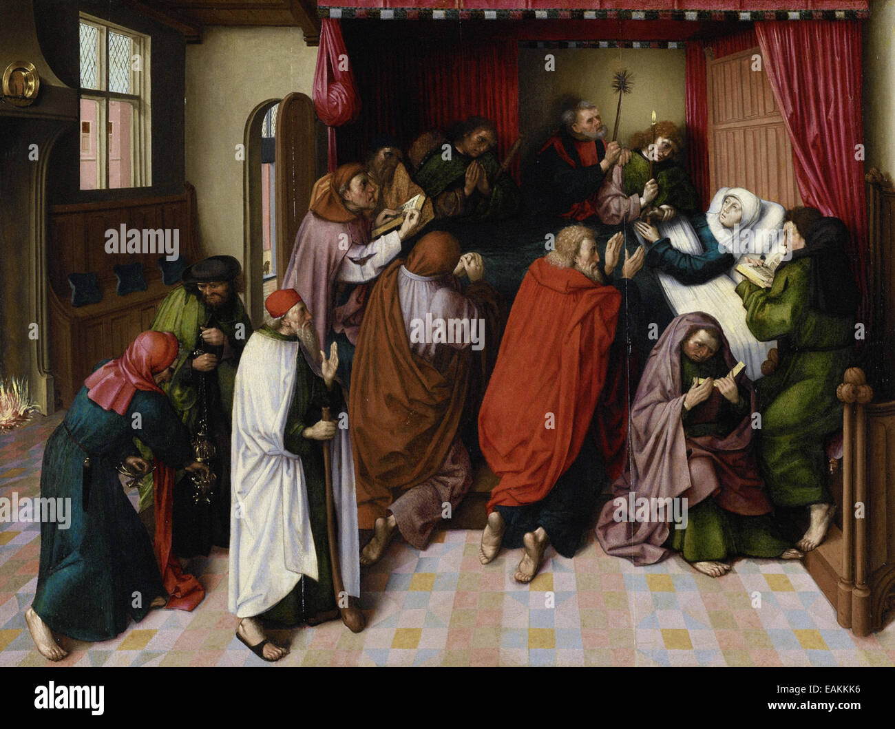 Della morte di amsterdam di mary, il letto di morte di mary immagini e ...