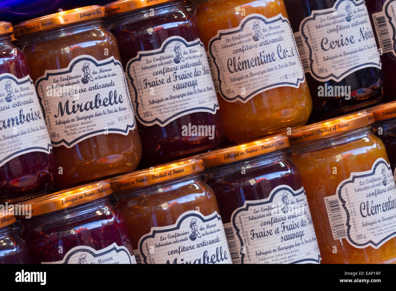 Cibi francesi importati, la Maison Francaise, varietà di marmellate ...