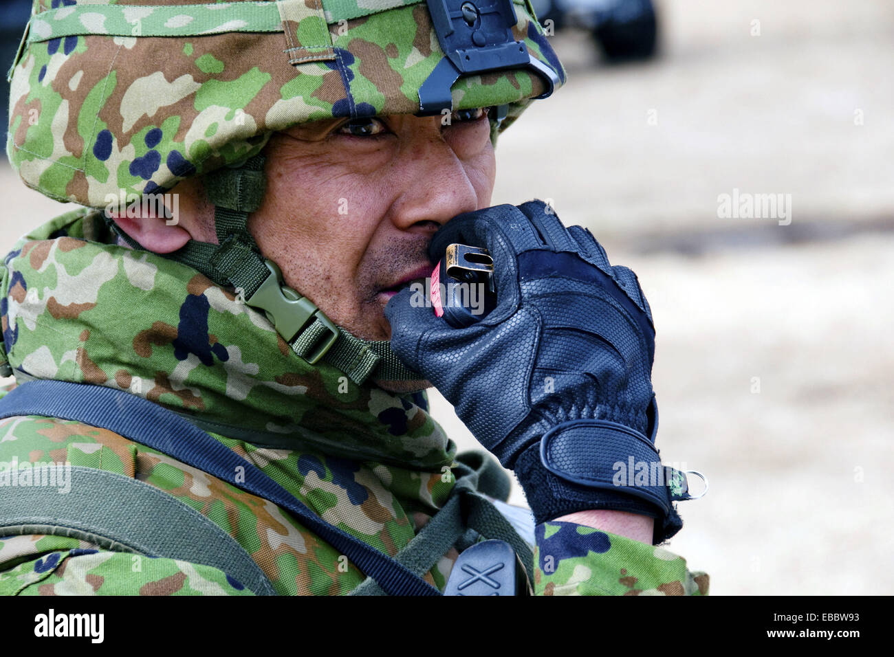 Japanese soldier military camouflage uniform immagini e fotografie ...