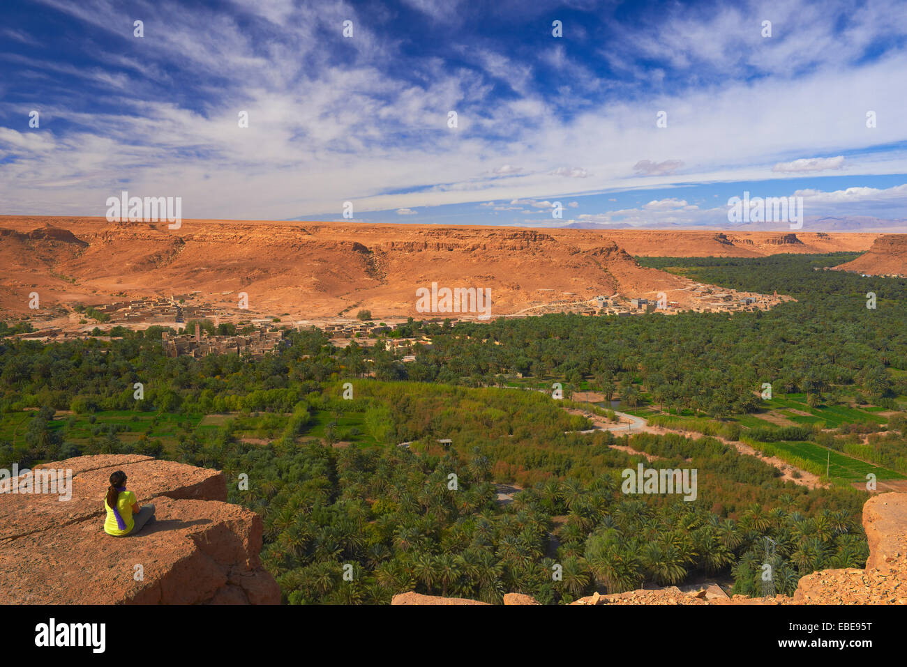 Oasi Tafilalet,Tafilalt oasi, Gorges du Ziz, Ziz Valley, Ziz gole ...