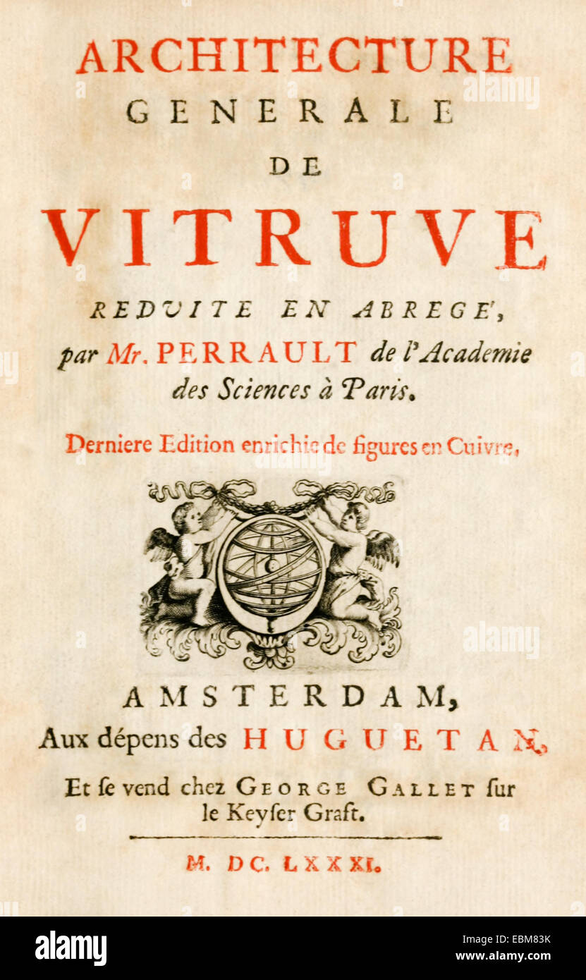 Vitruvius perrault immagini e fotografie stock ad alta risoluzione - Alamy