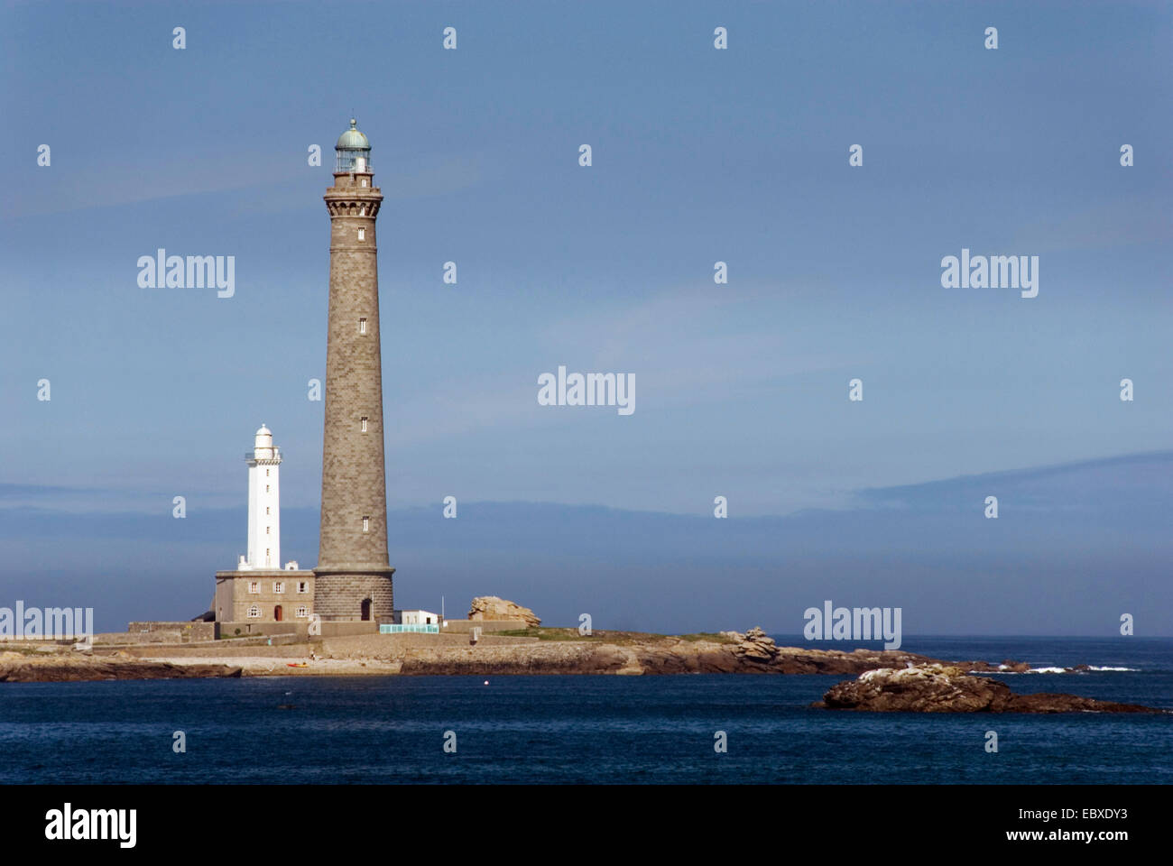 Grande E Piccolo Faro Dell isola Ile Vierge Phare De L Ile Vierge