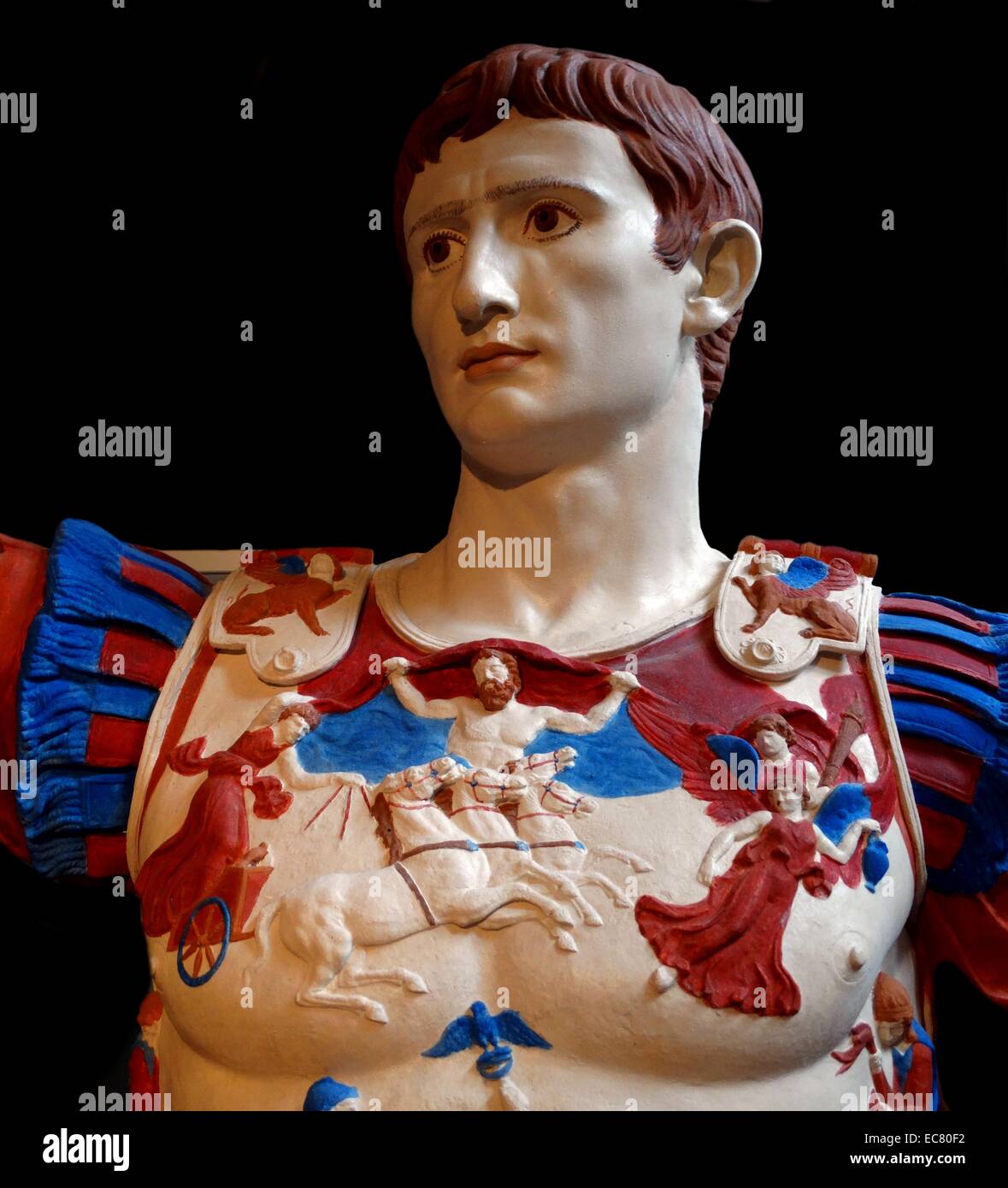 Dettaglio dalla statua di Augusto di Prima Porta dalla Villa Livia ...