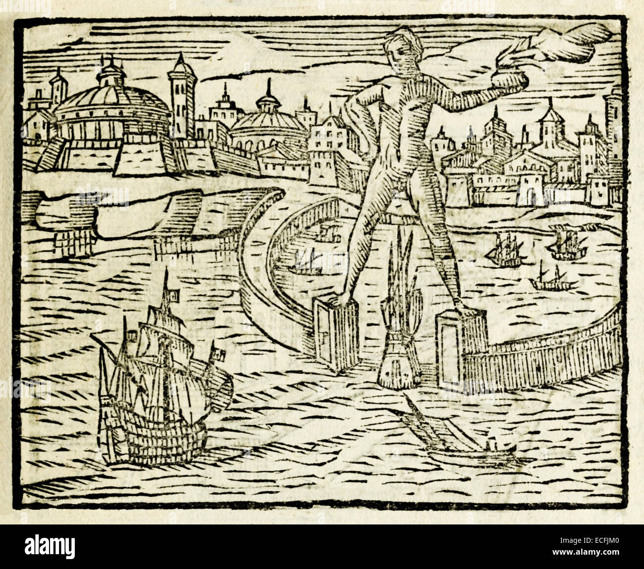 Il Colosso di Rodi, una delle sette meraviglie del mondo antico. Vedere ...