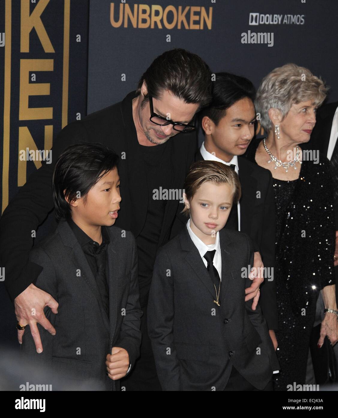 Pax thien jolie pitt and brad pitt immagini e fotografie stock ad alta ...