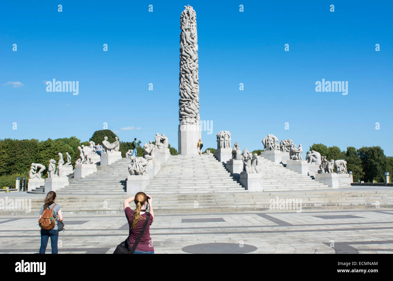 Oslo Norvegia Installaation Vigeland Sculpture Park 1924-1943 Frogner ...