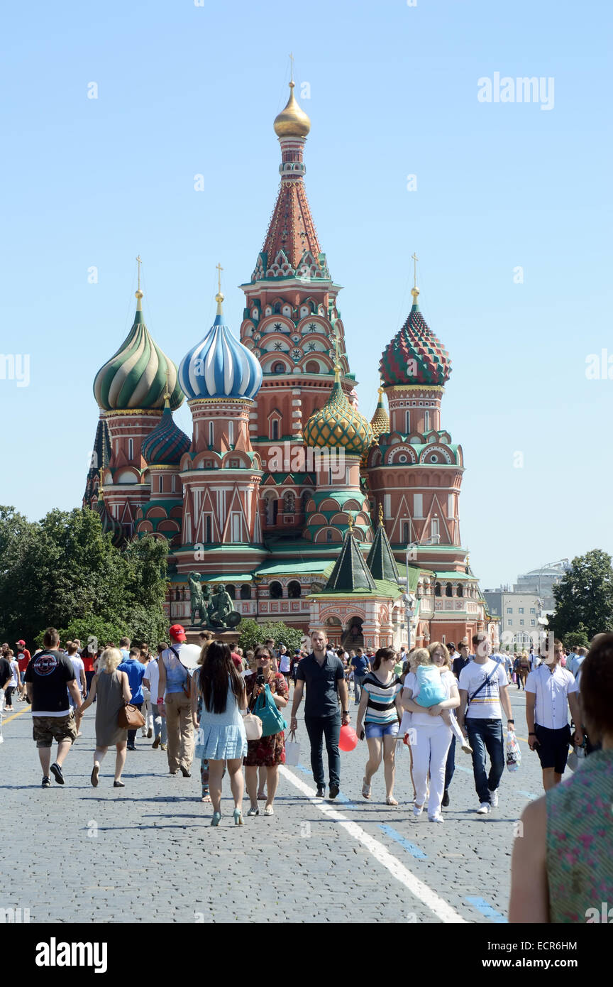Cattedrale di basilico mosca piazza rossa st immagini e fotografie ...