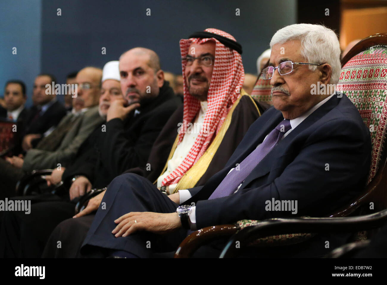 Ramallah, West Bank, Territorio palestinese. 4 gennaio, 2015. Il ...