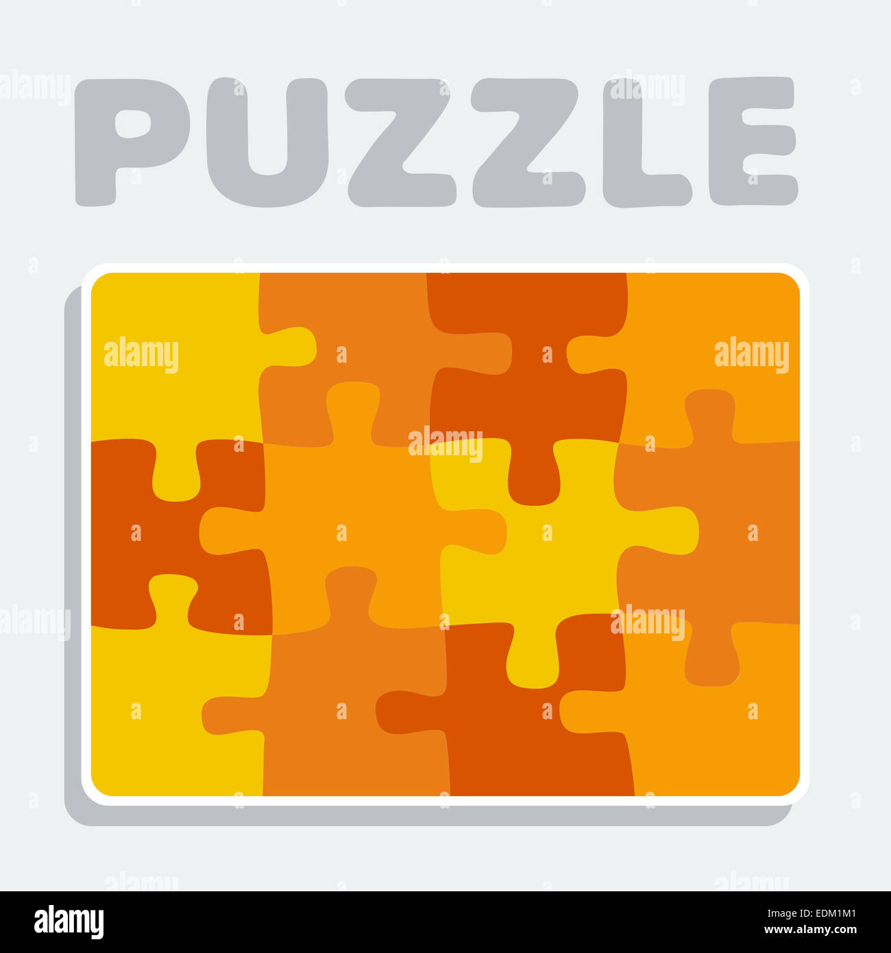 Jigsaw puzzle pieces background vector immagini e fotografie stock ad ...