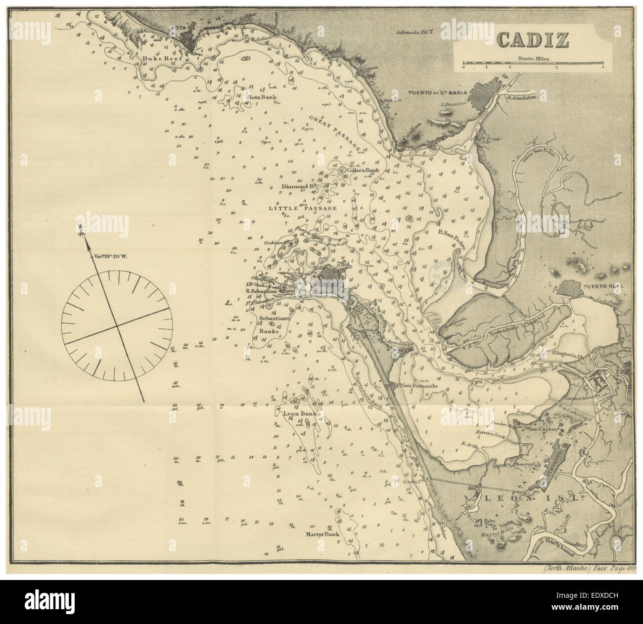 Antica mappa di cadice immagini e fotografie stock ad alta risoluzione ...