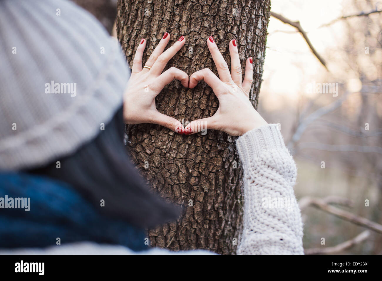Fare A Forma Di Cuore Con Le Mani Immagini e Fotos Stock - Alamy