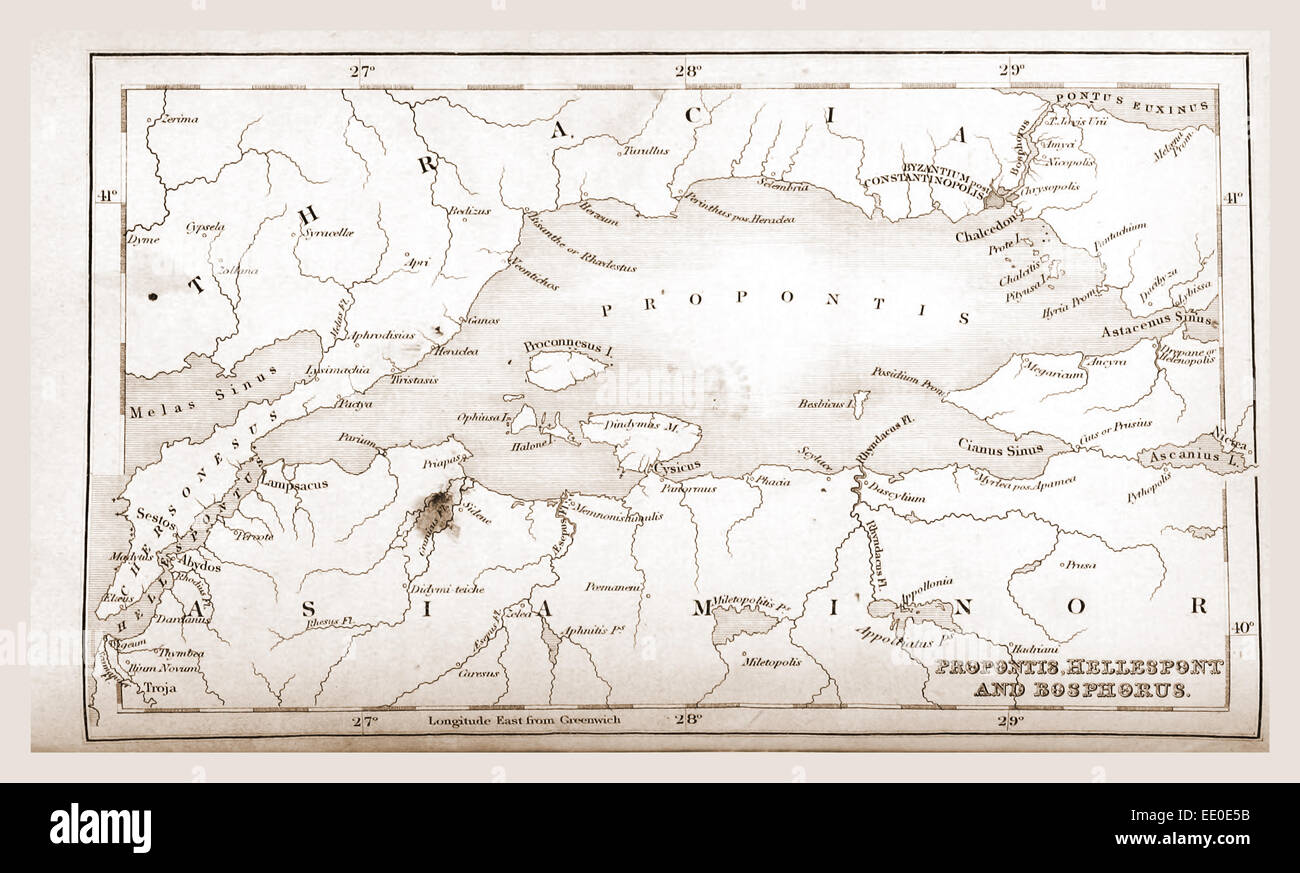 Mappa del bosforo immagini e fotografie stock ad alta risoluzione - Alamy