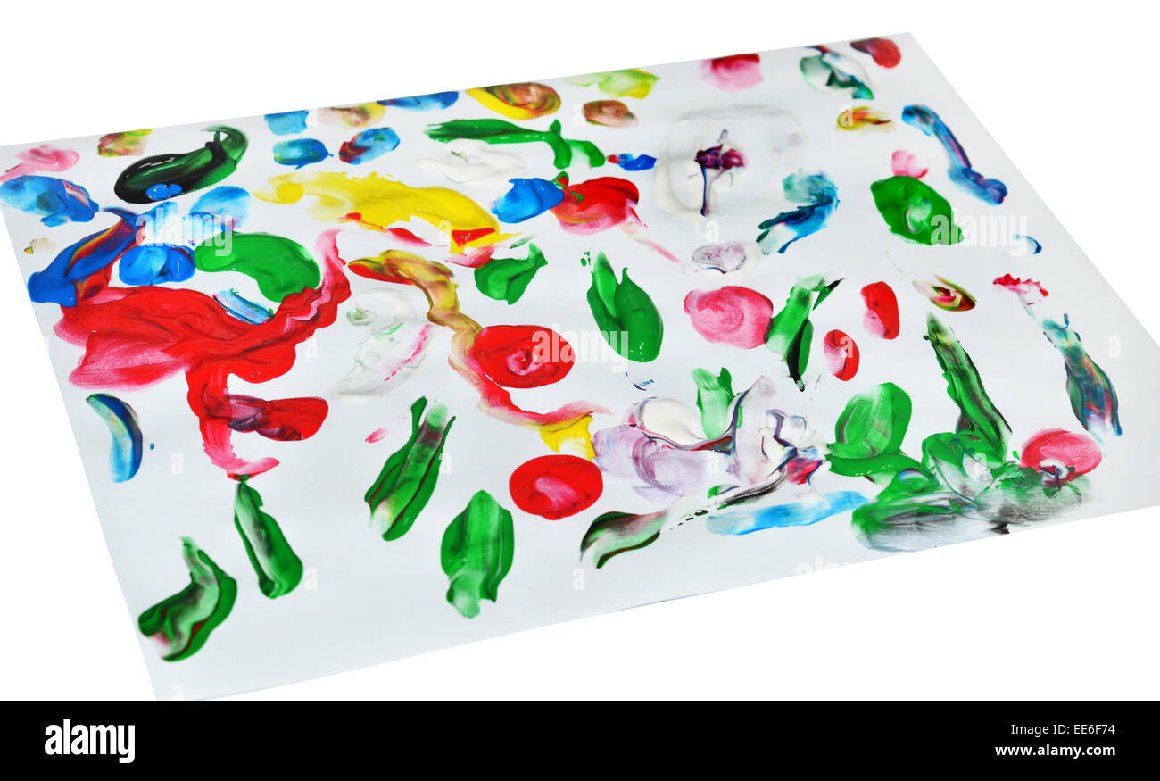 Finger painting immagini e fotografie stock ad alta risoluzione - Alamy