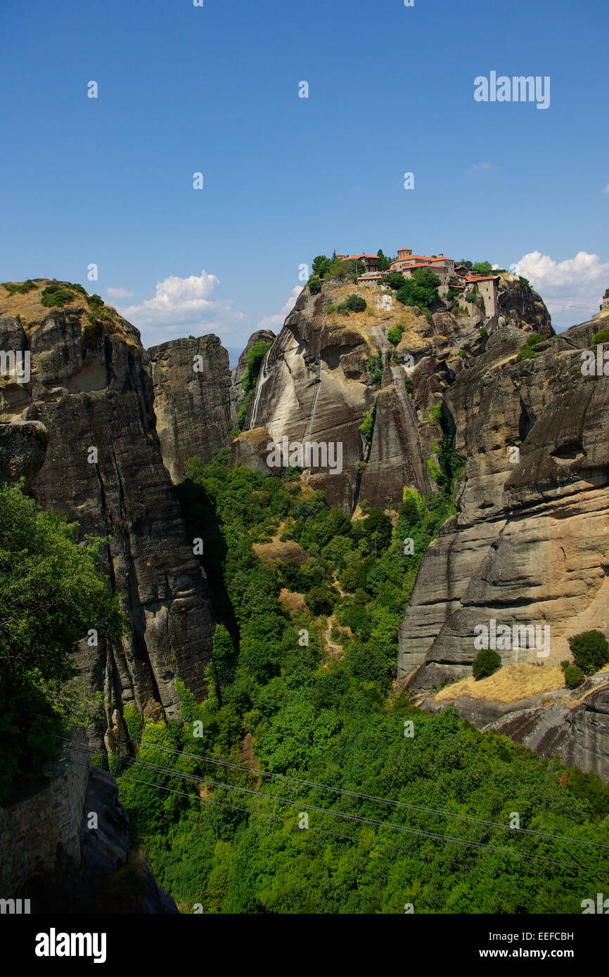 Meteora monastero della grecia immagini e fotografie stock ad alta ...