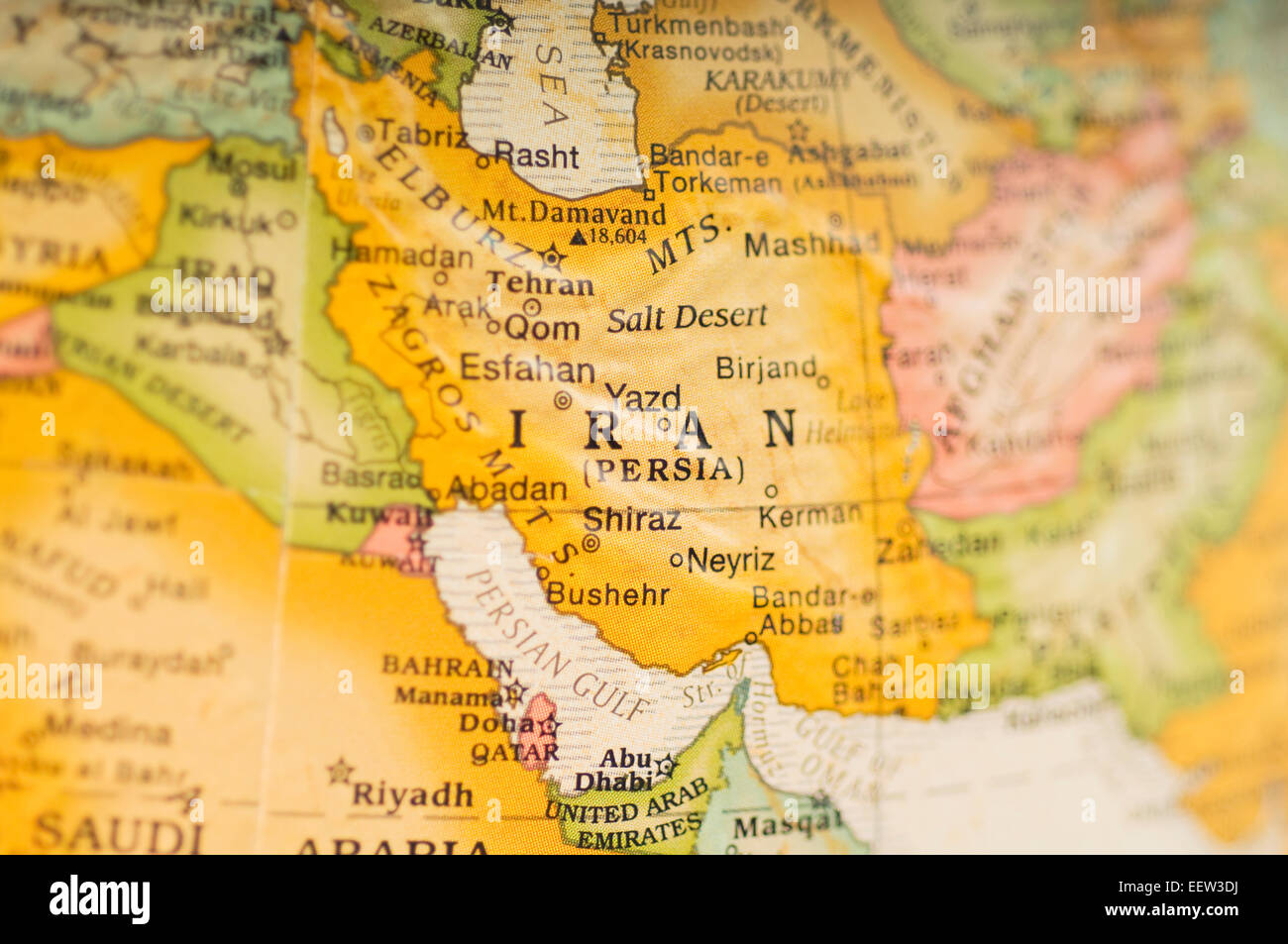 Mappa dell'iran immagini e fotografie stock ad alta risoluzione - Alamy