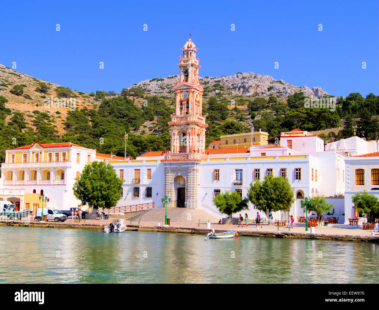 Symi panormitis monastery immagini e fotografie stock ad alta ...