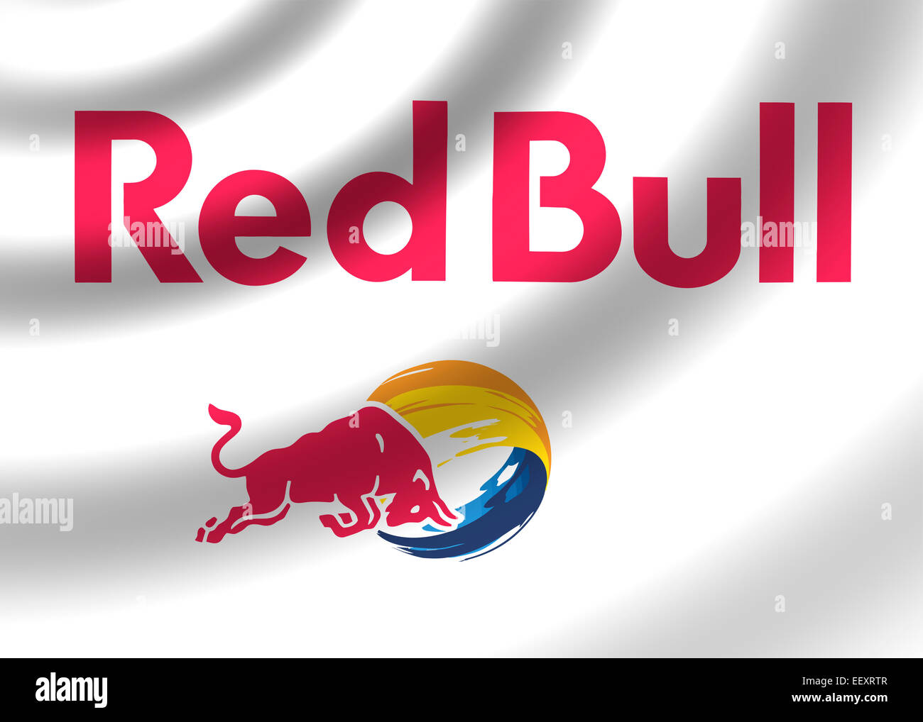 Red Bull Redbull icona logo emblema simbolo bandiera Foto stock - Alamy