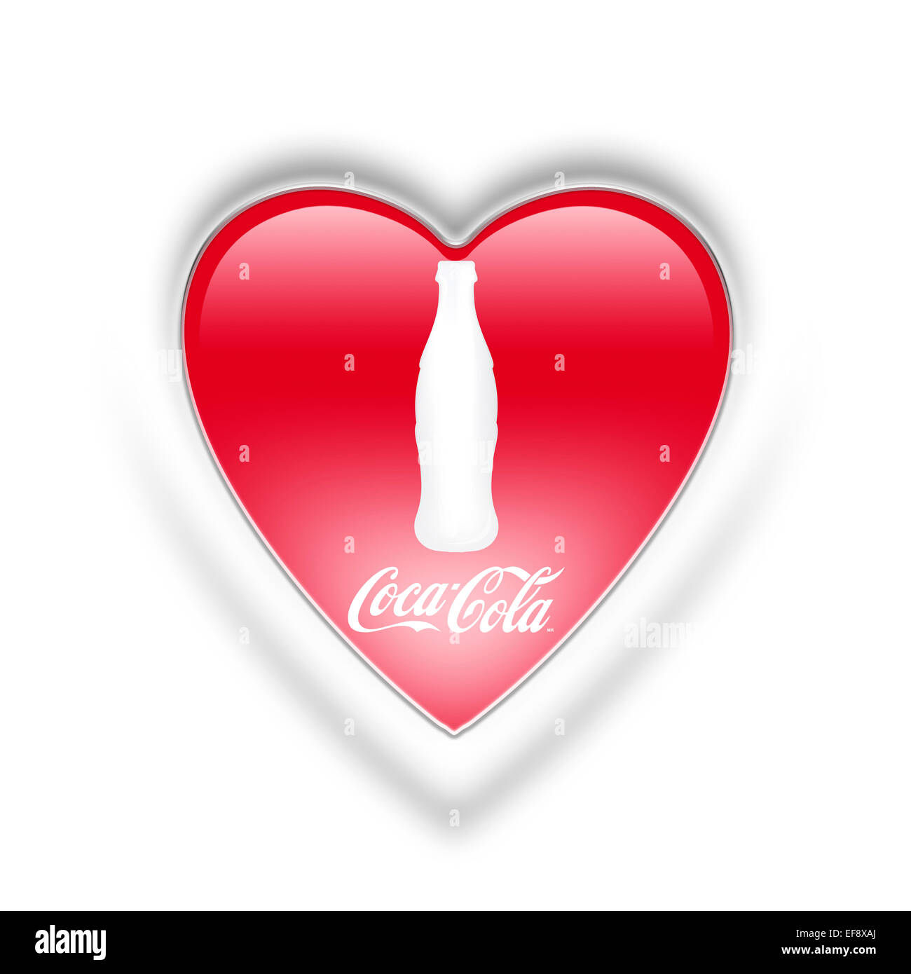 Coca cola logo icon flag immagini e fotografie stock ad alta ...