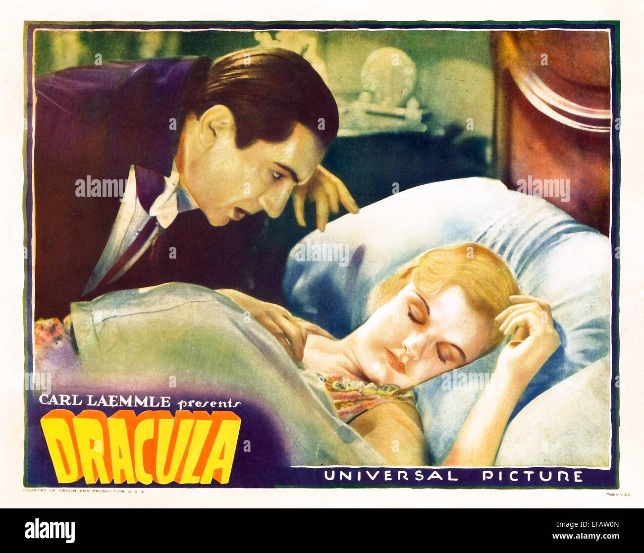 Cartel de la película el horror de drácula immagini e fotografie stock ...