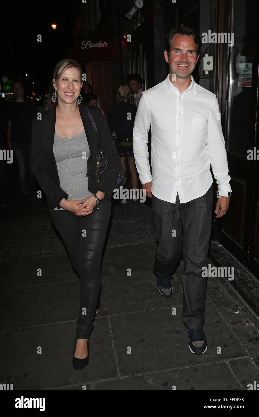 Jimmy carr wife karoline copping immagini e fotografie stock ad alta ...