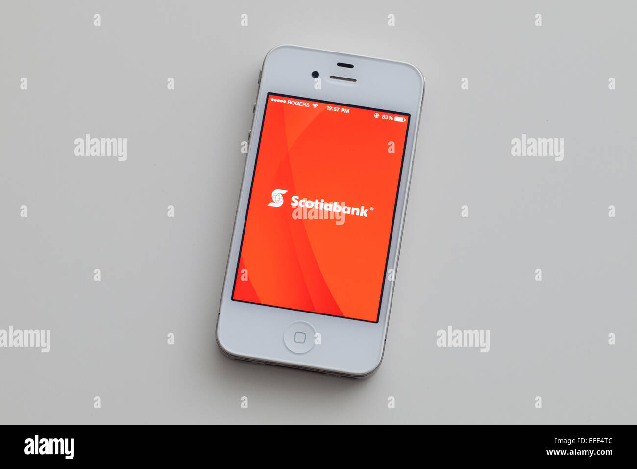 Scotiabank mobile banking app immagini e fotografie stock ad alta ...