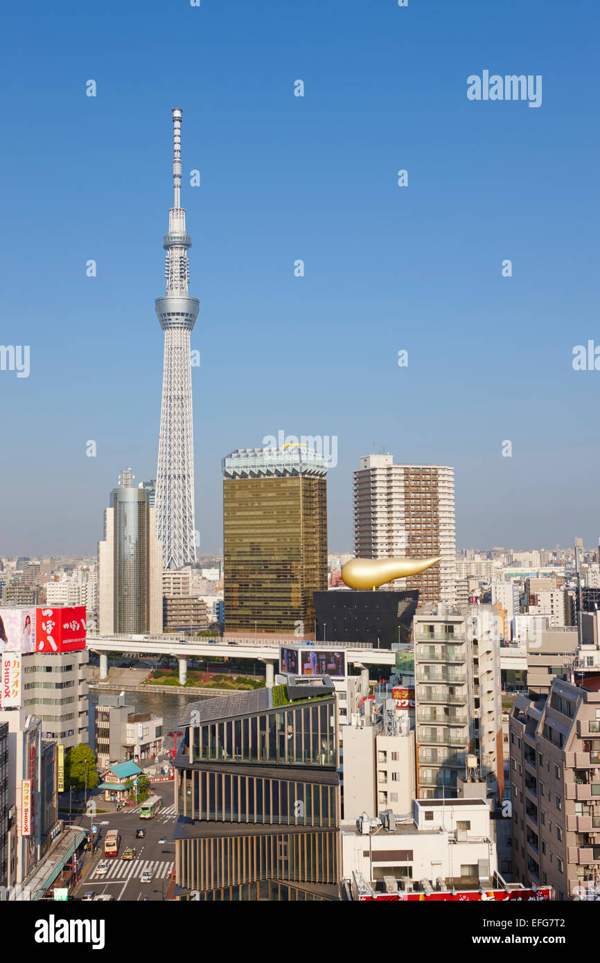 Asahi flame e tokyo skytree immagini e fotografie stock ad alta ...