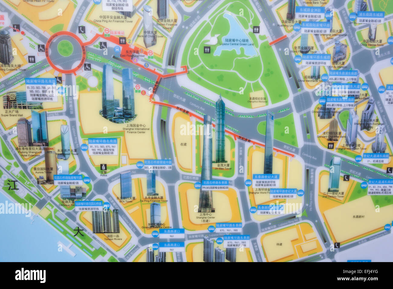 Shanghai map immagini e fotografie stock ad alta risoluzione - Alamy