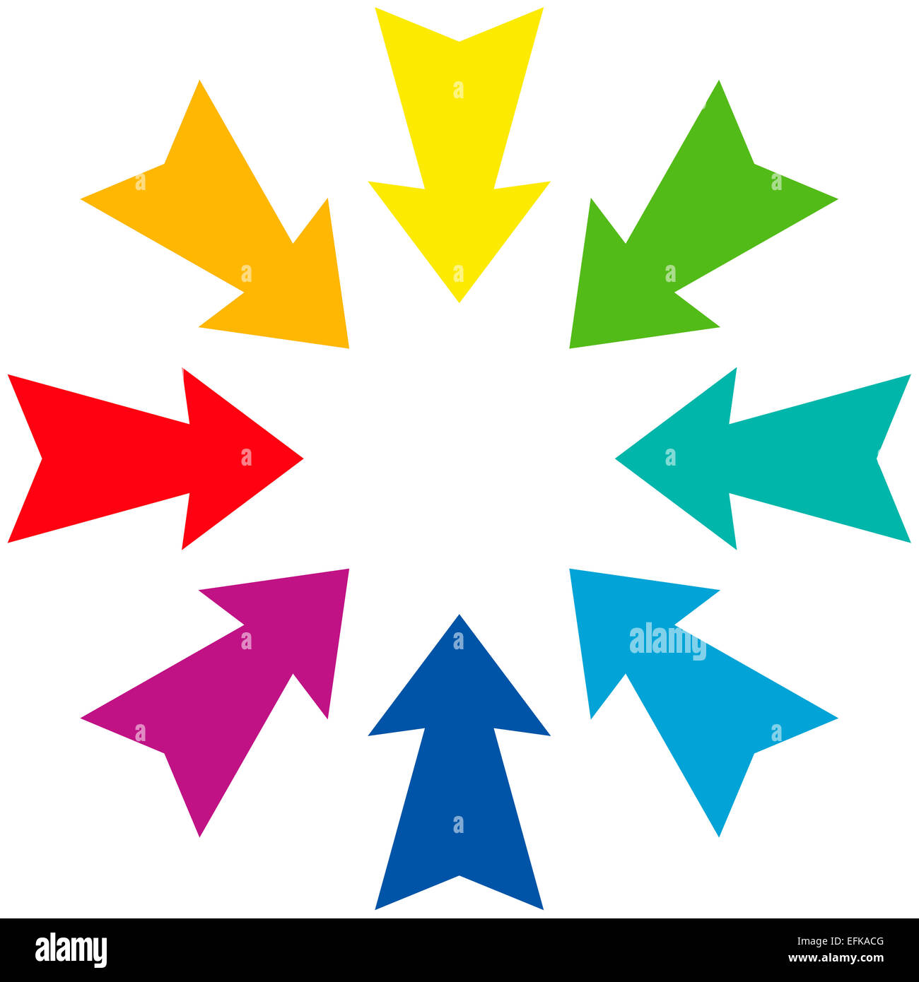 Centro della freccia immagini e fotografie stock ad alta risoluzione ...