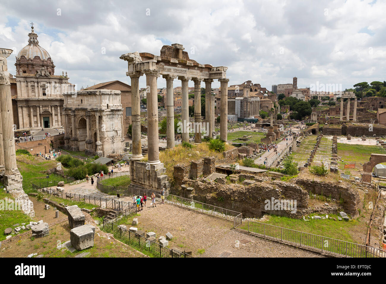 Vista del foro imperiale immagini e fotografie stock ad alta ...