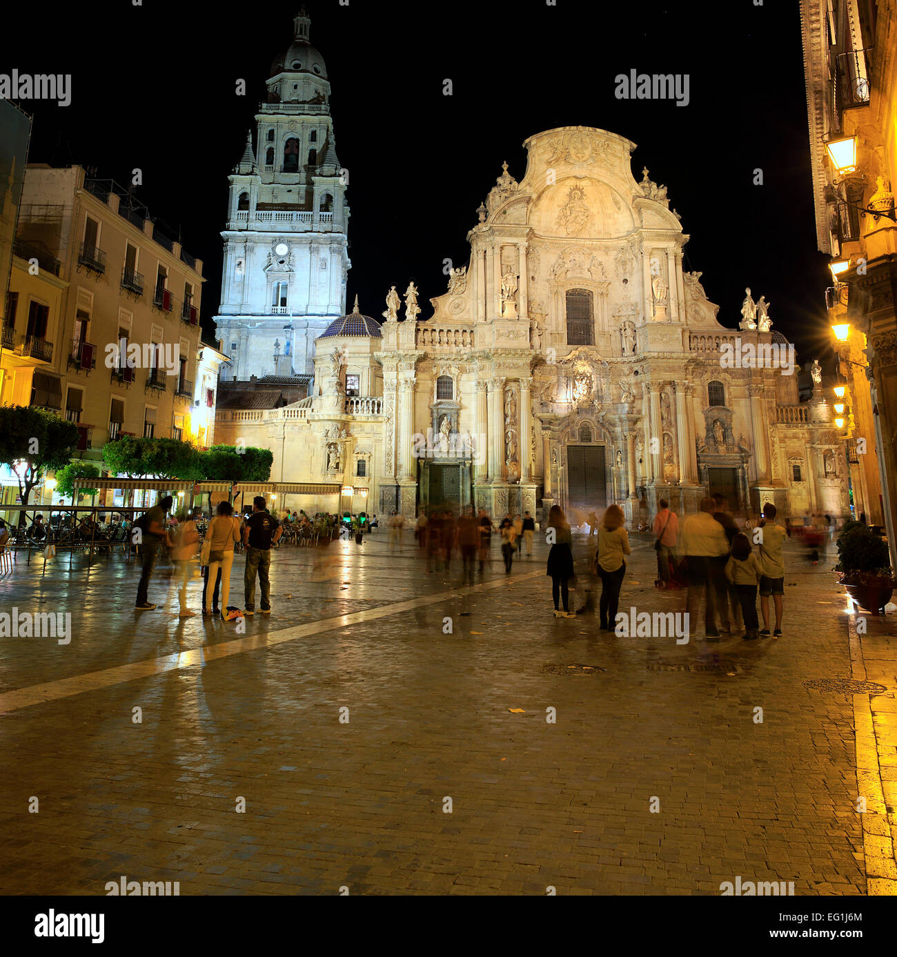 Torre campanaria della cattedrale di murcia spagna immagini e ...