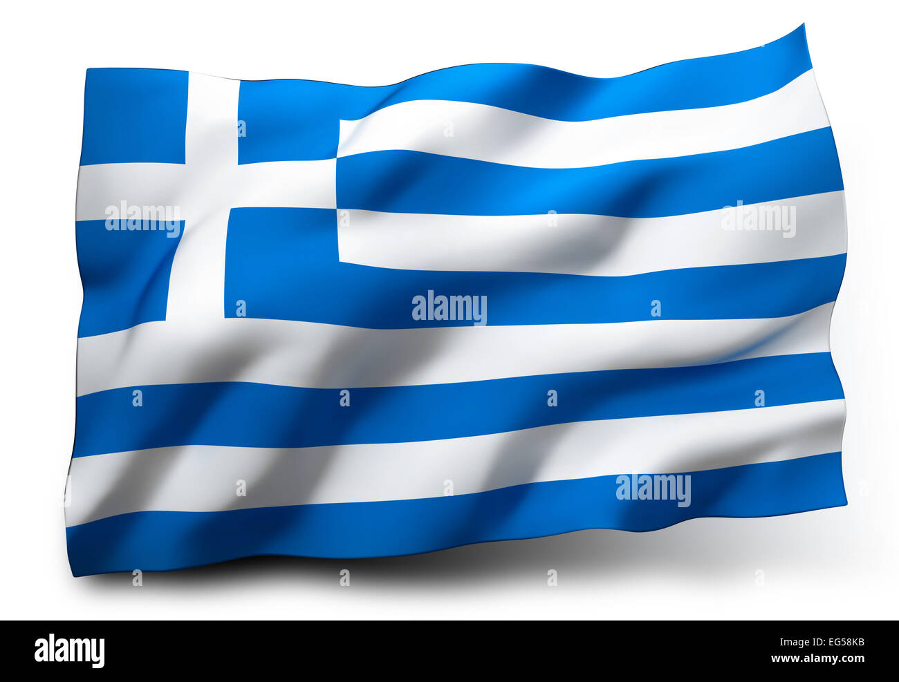 La bandiera greca deve sventolare immagini e fotografie stock ad alta ...