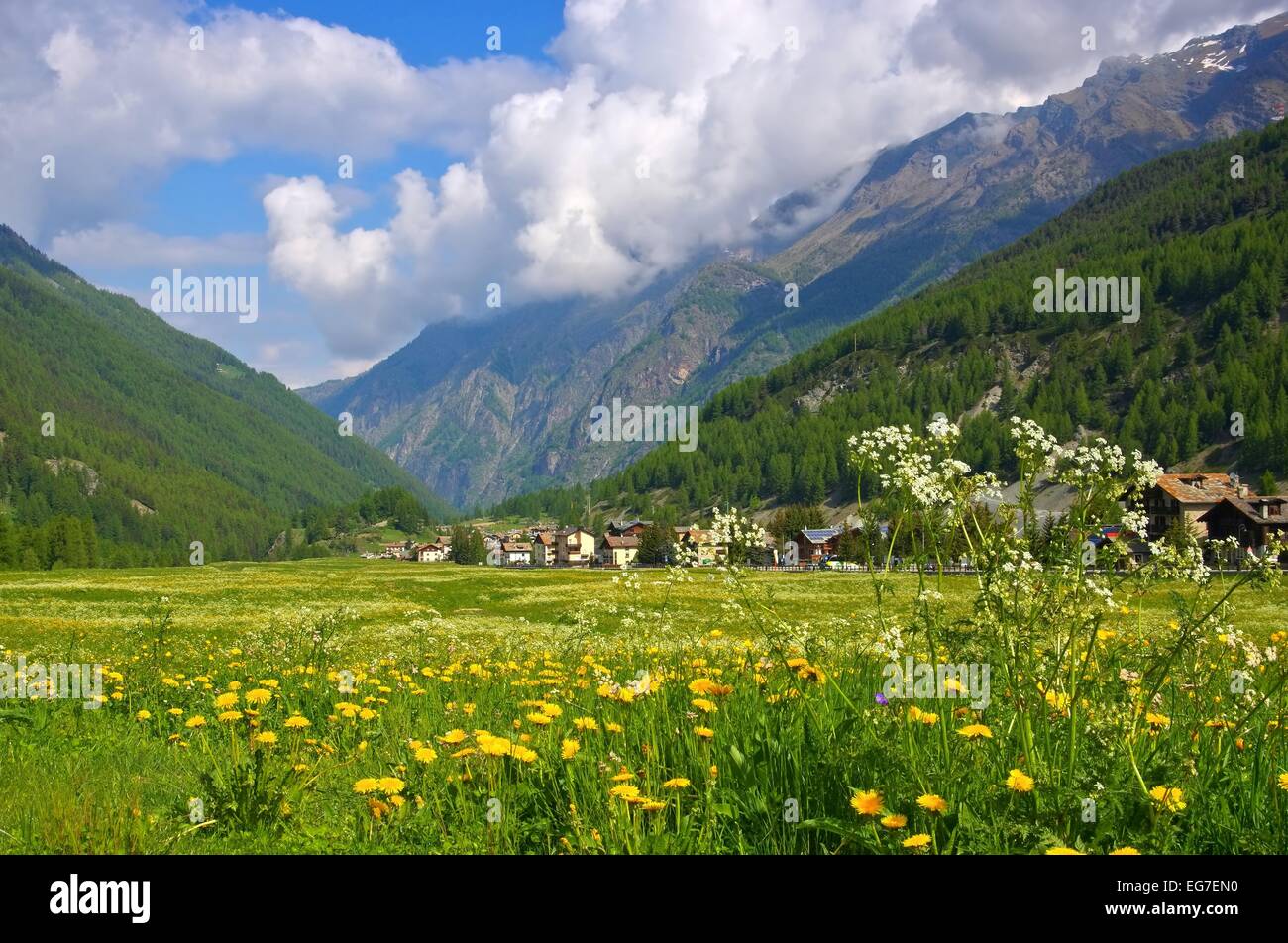 Village cogne immagini e fotografie stock ad alta risoluzione - Alamy