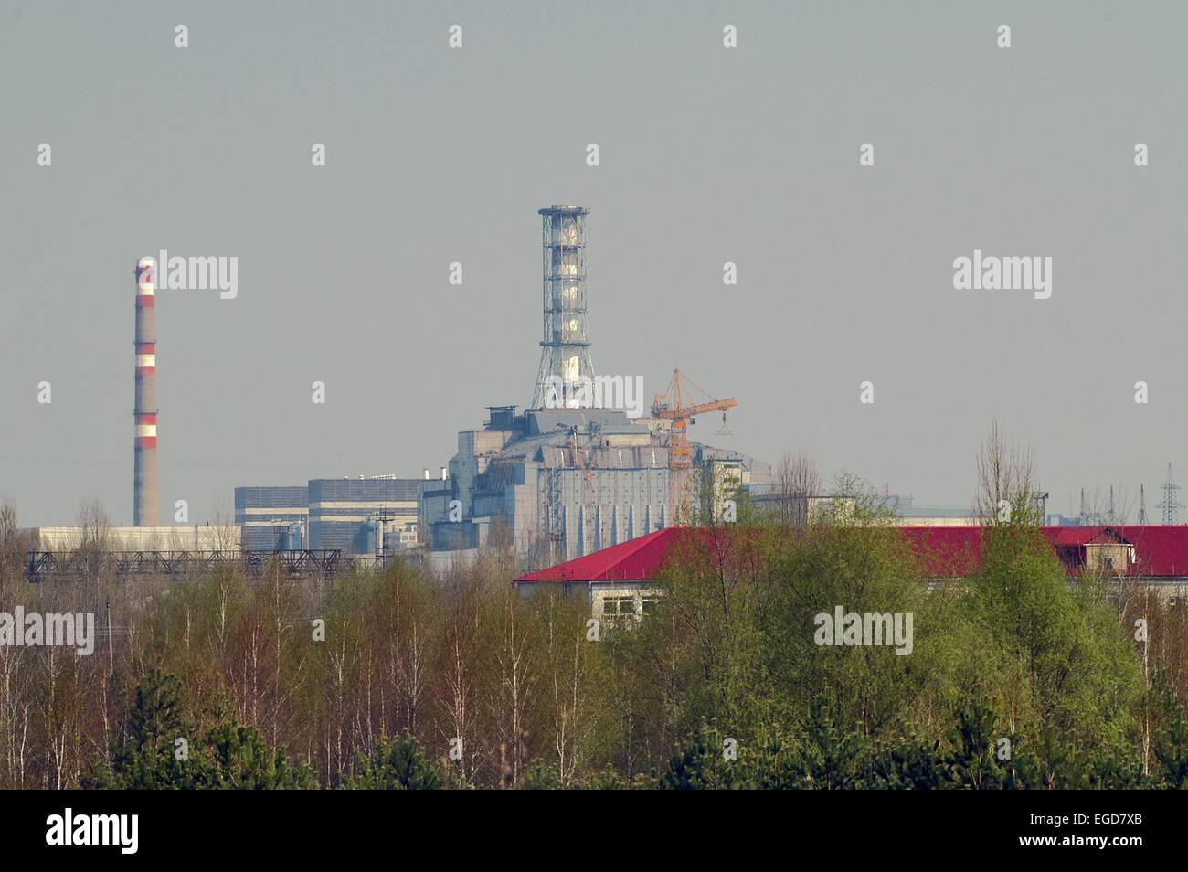 Venti anni dall'incidente nucleare di Chernobyl, il reattore numero 4 ...
