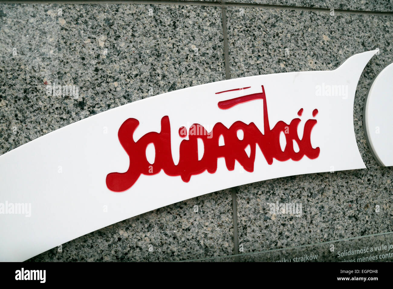 Logo solidarnosc immagini e fotografie stock ad alta risoluzione - Alamy