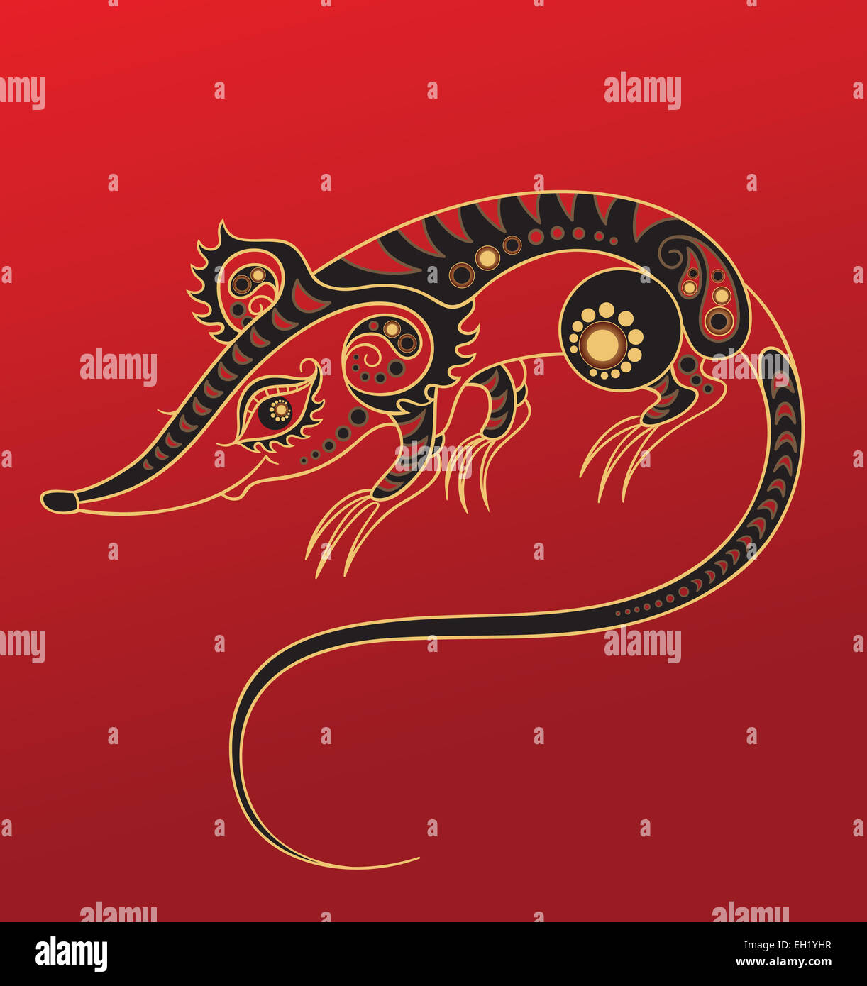 Segno zodiacale cinese del ratto immagini e fotografie stock ad alta ...
