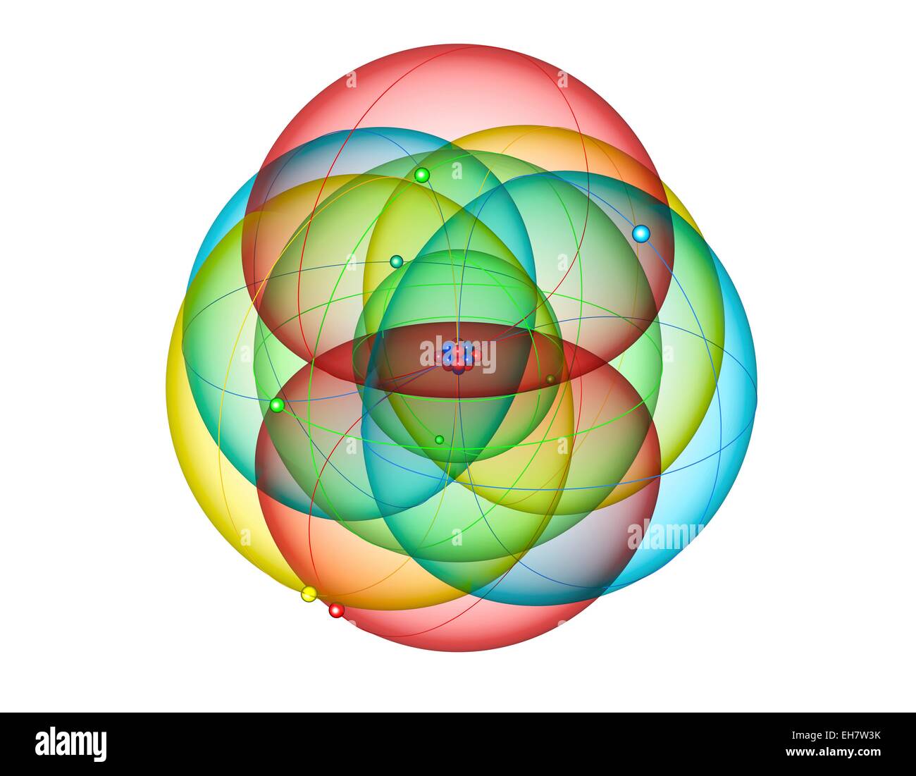 Struttura atomica di ossigeno immagini e fotografie stock ad alta ...