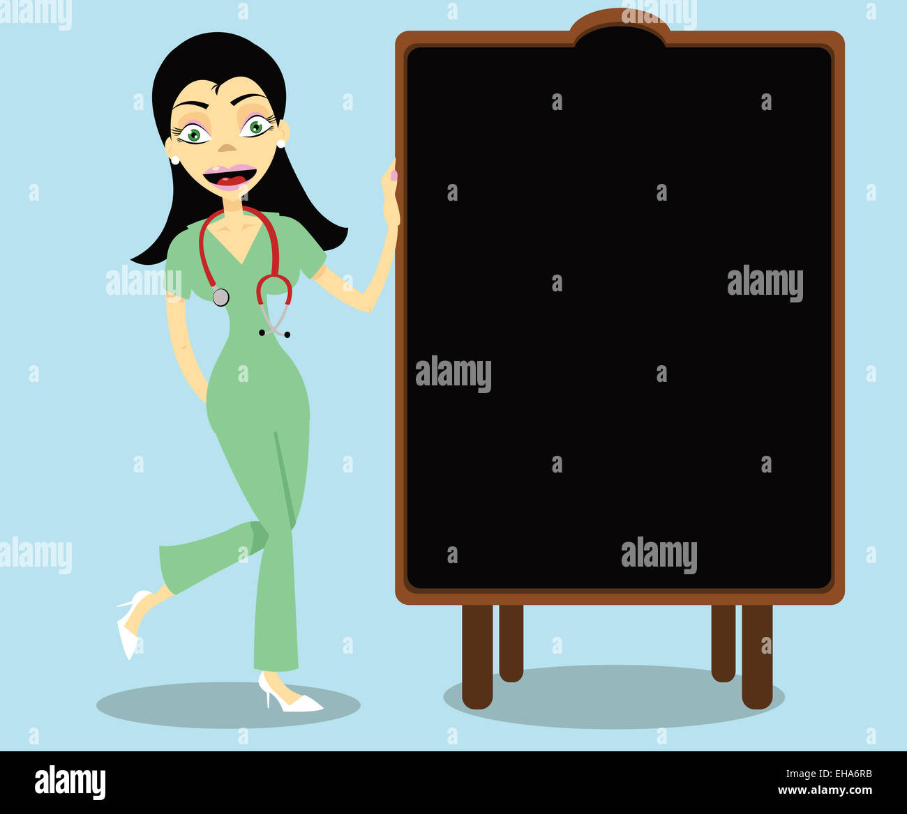 Infermiera cartoon immagini e fotografie stock ad alta risoluzione - Alamy